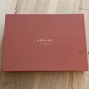 Sezane | Accessories | Sezane Pink Gold Print Gift Box | Poshmark